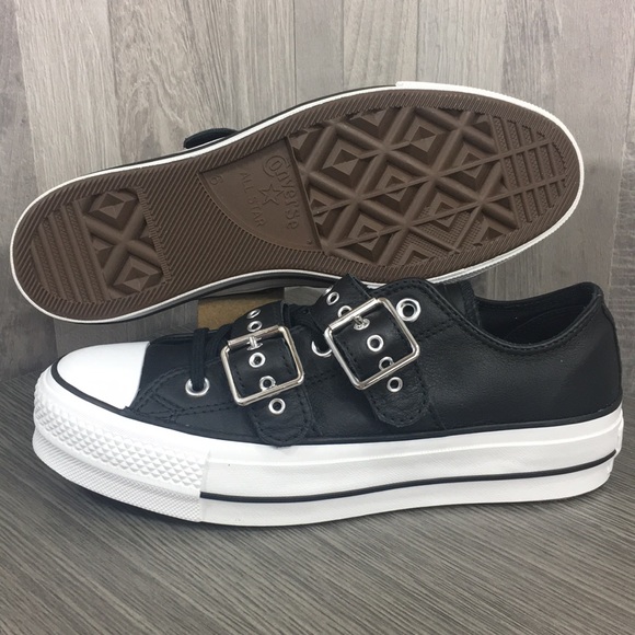 Converse | Shoes | Converse Ctas Buckle Ox Blackblackwhite | Poshmark